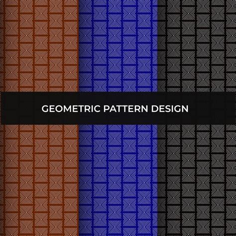 Premium Vector Vector Geometric Seamless Patterns Collection Black And Bright Colorful