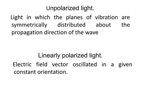 Polarization Physics Opticspptx Geology Science