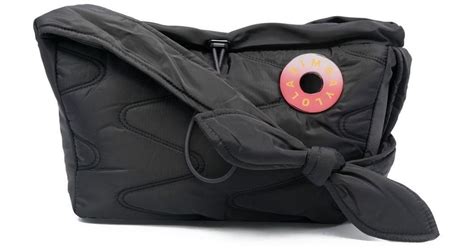 Bimba Y Lola Padded Shoulder Bag in Grey (Black) | Lyst