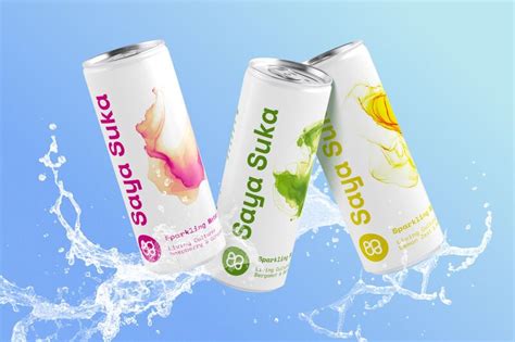 Synbiotic Sparkling Water Sparkling Functional Beverages