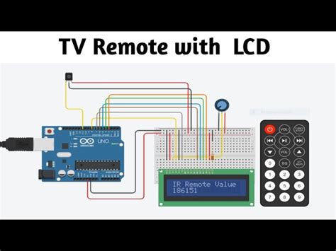 Creating An Ir Remote Control With Lcd Display Using Tinkercad Galaxy