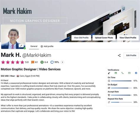 entry 503 by markhakim for profile creation contest