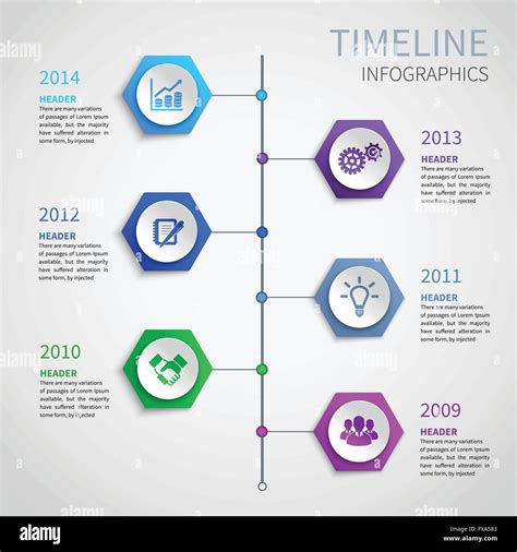 Paper Timeline Infographics Stock Vector Image And Art Alamy
