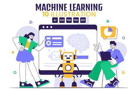 10 Machine Learning Illustration Masterbundles