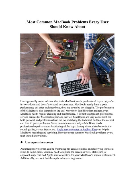Ppt Most Common Mac Book Problems Every User Should Know About Powerpoint Presentation Id