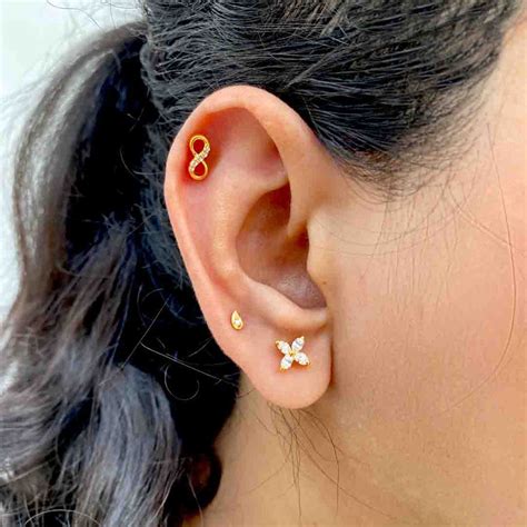Helixupper Lobe Piercing Earrings Online Boldiful