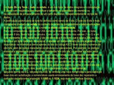 O Que é Bit E Byte
