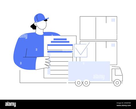 Customs Declaration Abstract Concept Vector Illustration Stock Vector