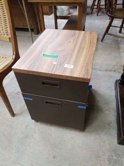 2 Drawer Storage Cabinet Trice Auctions