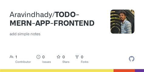 Github Aravindhadytodo Mern App Frontend Add Simple Notes