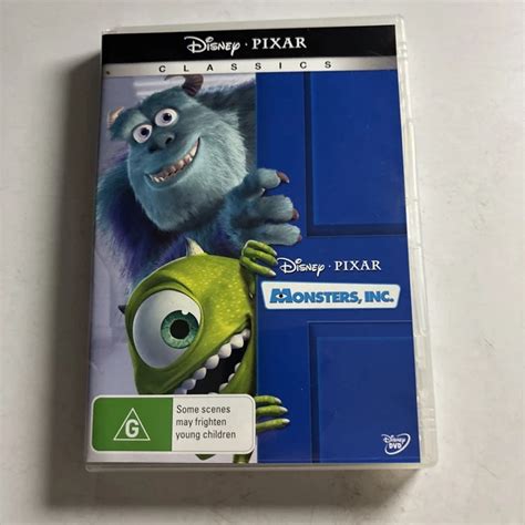 Monsters Inc Dvd 2001 Disney Pixar Animation Film Region 4 999