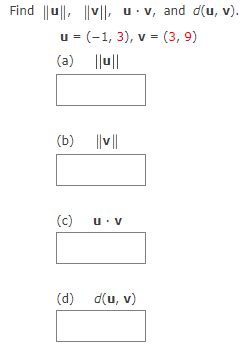 Solved Find M UV And D U V U V Chegg Com