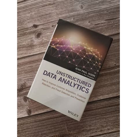 unstructured data analytics 2nd hand book shopee thailand