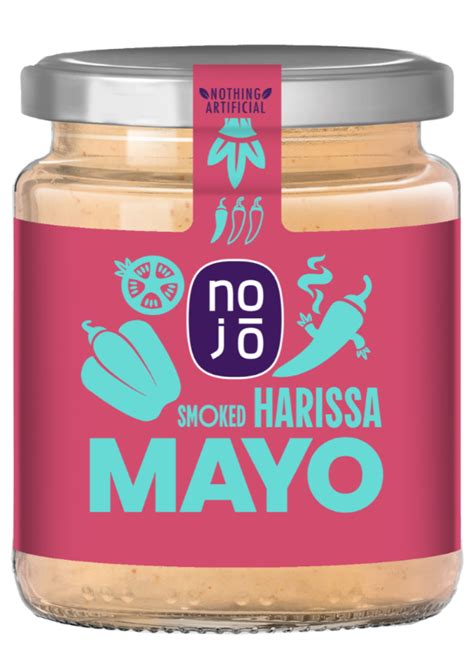 Nojo Smoked Harissa Mayo 6 X 160g The Cress Company