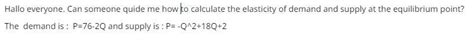 Calculate Elasticity R Askmath