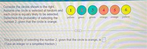 Solved Consider The Circles Shown To The Right Assume One Chegg