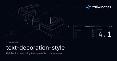 Text Decoration Style Tailwindcss中文文档 Tailwindcss中文网