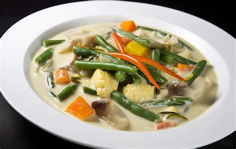 premium photo ginataang gulay a vegetable stew generative ai filipino