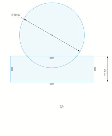 Solved Dimension The Distance To The Edge Of A Circle Autodesk Community