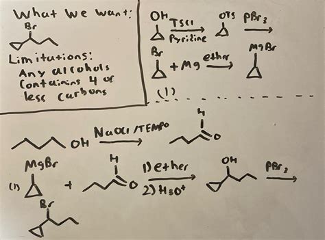 Would Someone Be Willing To Check My Work For This Synthesis Problem