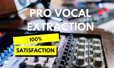 Do Professional Vocal Extraction By Zafinmusic Fiverr