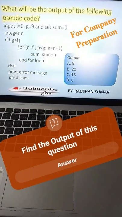 Company Preparation Mcq Programming Computerscience Codding Shorts