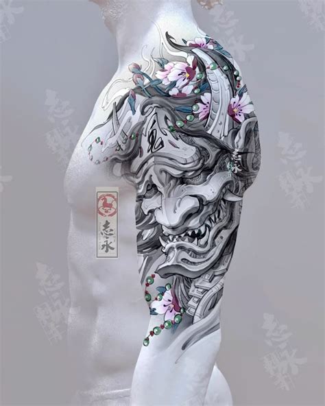 Ma Zhiyong On Instagram “ Designrenderings Prajna Drawing Blackandgreytattoo Asiantattoo