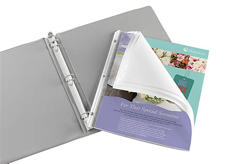 Office Depot Brand 10 Pocket Sheet Protector 8 12 X 11 Clear Office Depot
