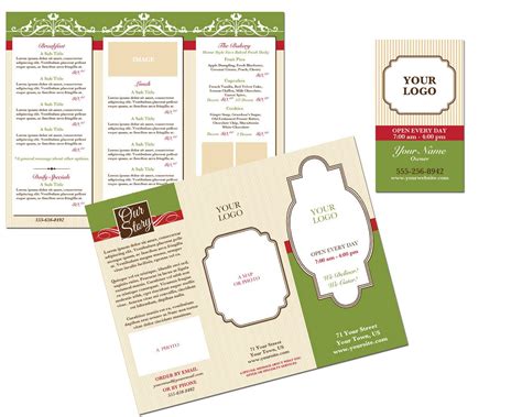 Restaurant Menu Template Pre Designed Menu Customized Menu Business