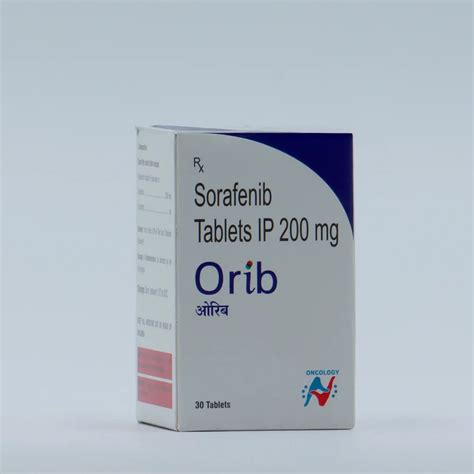 Orib 200mg Sorafenib 200mg Tablets 120bottle At ₹ 9818bottle In
