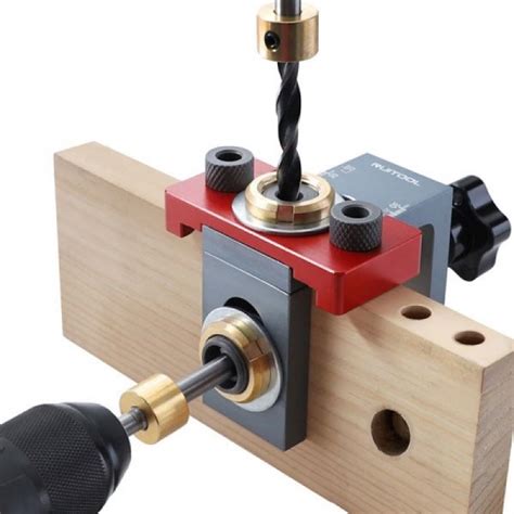 아이베란다 드릴 가이드 Diy 목공 도구 알루미늄 도웰 지그 수직 구멍 펀치 로케이터 목공용 Qb 아이베란다 공식몰 목재