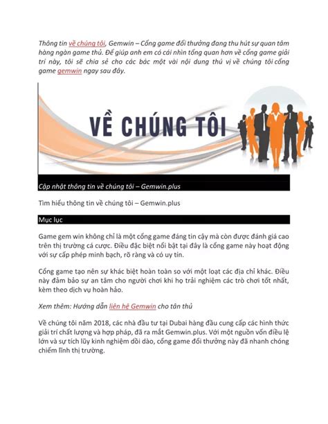 PPT Ve Chung Toi Cong Game Gemwin Uy Tin Hang Dau Hien Nay PowerPoint Presentation ID 12705600