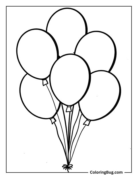 40 Balloons Coloring Pages Free Printable Pdfs