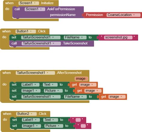Screenshot Taifunsceenshot Extension MIT App Inventor Help MIT App Inventor Community