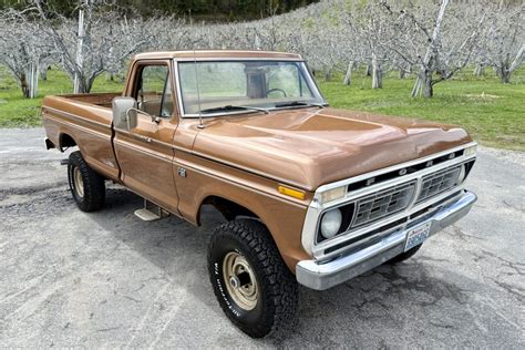 No Reserve 1976 Ford F 150 Custom 4 Speed 4x4 For Sale On Bat Auctions