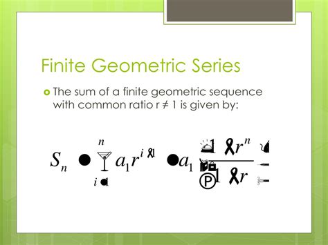 Ppt Geometric Sequences And Series Powerpoint Presentation Free Download Id 8852566