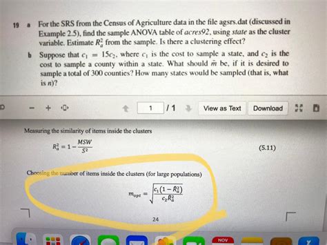 Solved Need To Write Down R Code Equation For The 19 B Chegg Com