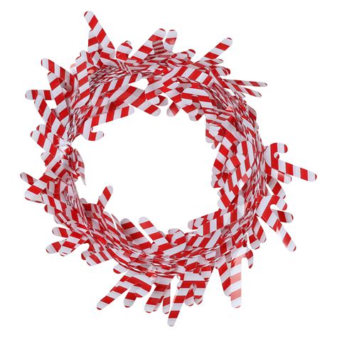 Novelty Candy Cane Wire Tinsel