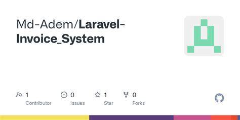 GitHub Md Adem Laravel Invoice System
