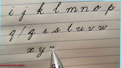 Cursive Alphabets From A To Z For Beginners Writing Small Letters A Z Cursive Writing A To Cursive Alphabets From A To Z For Beginners Writing Small Letters A Z Cursive Writing A To