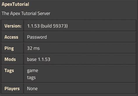 how to toggle the public visibility on a factorio server apex hosting