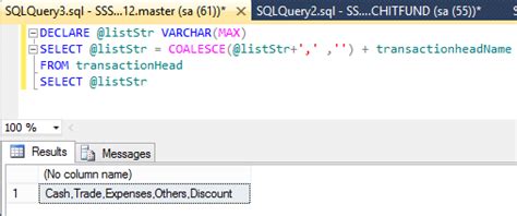 Sql Column Separated By Commasql Header Separated By Comma Column Comma Separated String Using