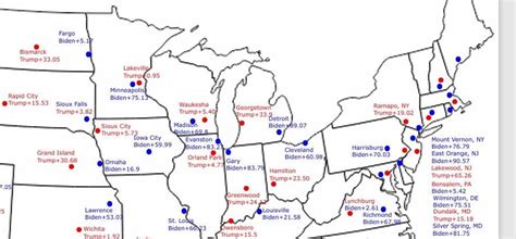 The Most Democratic And Republican Cities Pop 50k In Each Us State