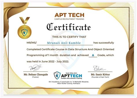 mrunali kamble on linkedin programming learning apttech