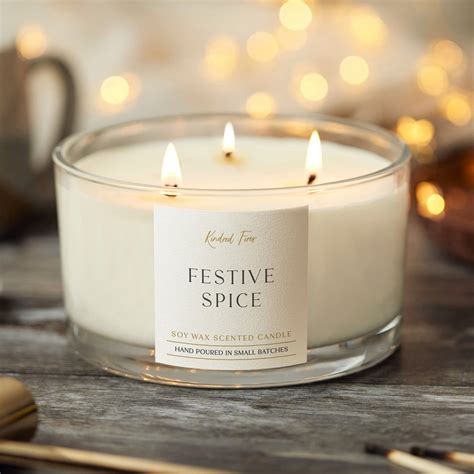 Scented Luxury 3 Wick Soy Wax Candle