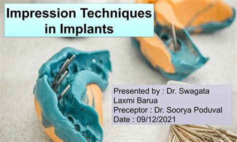Dental Implant Impression Techniquespptx