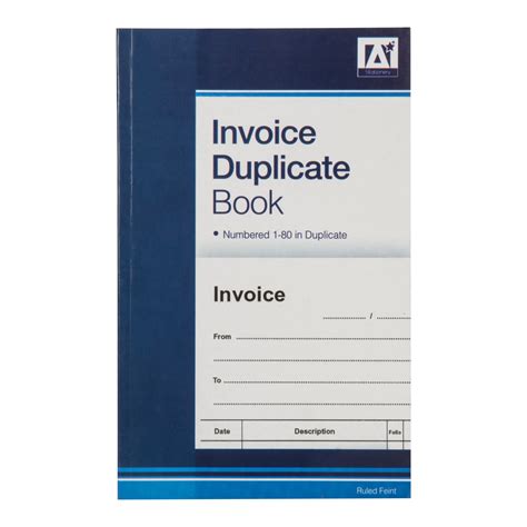 Duplicate Invoice Book Wilko Duplicate Invoice Book Wilko
