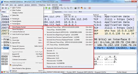 Using Time Values And Summaries Network Analysis Using Wireshark