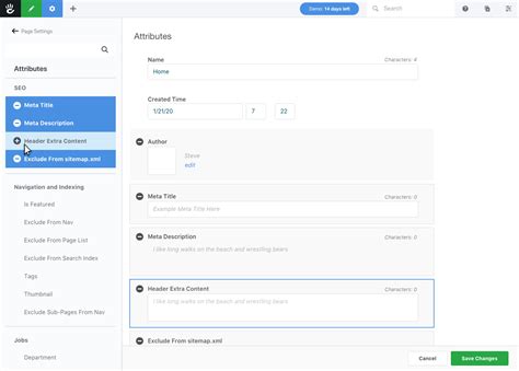 new attributes panel · issue 8474 · concretecms concretecms · github