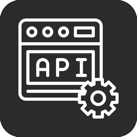 Premium Vector Web Api Vector Icon Illustration Of Coding And Development Iconset